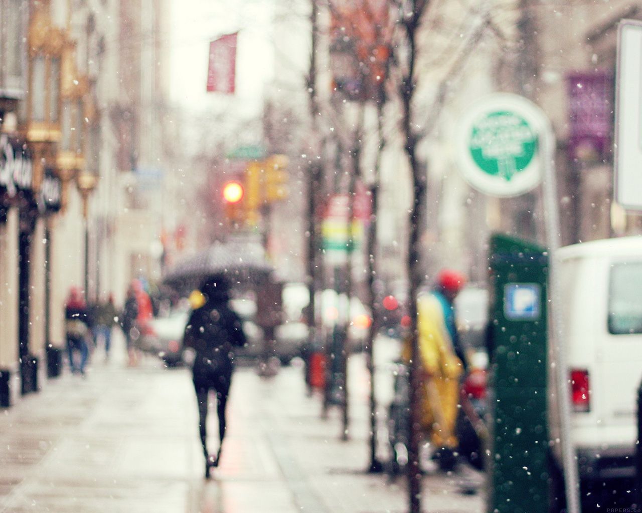 Snowy Street Wallpapers - Top Free Snowy Street Backgrounds ...