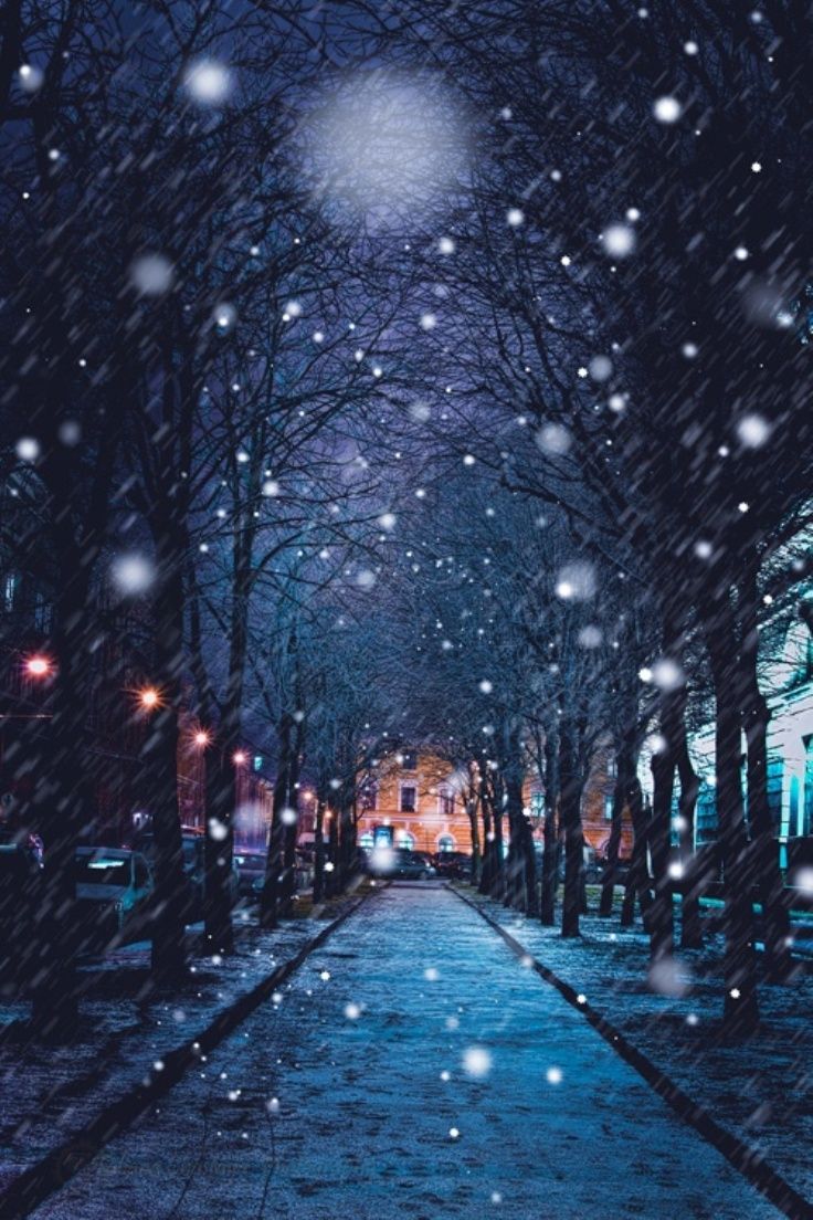 Snowy Street Wallpapers - Top Free Snowy Street Backgrounds ...