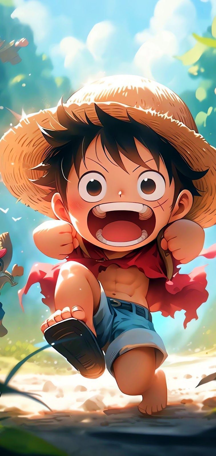 Luffy Childhood Wallpapers - Top Free Luffy Childhood Backgrounds ...