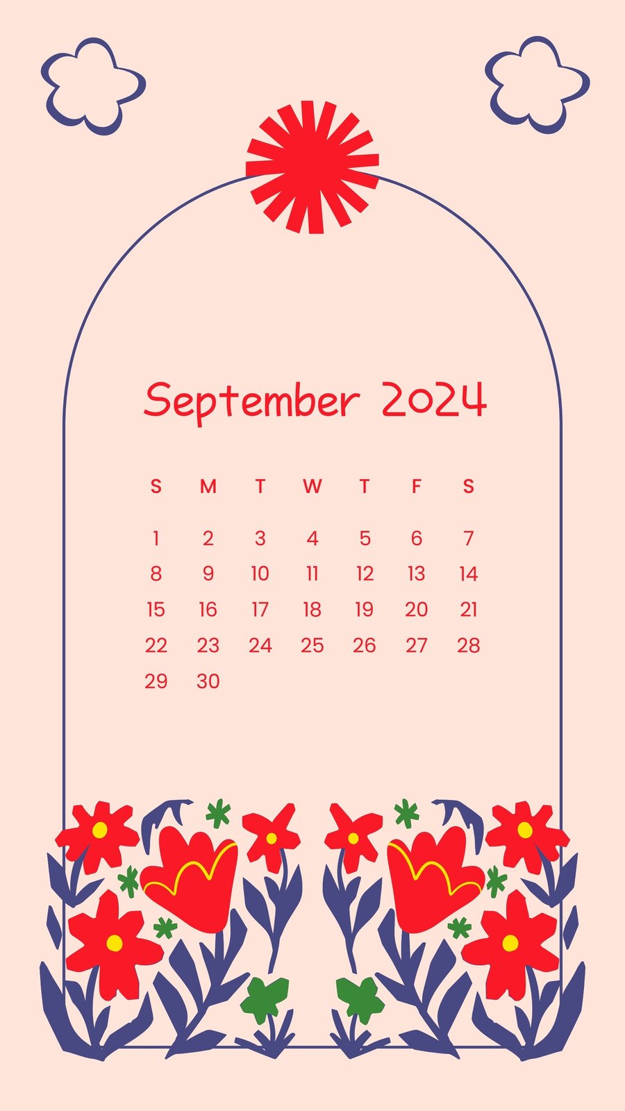 September 2024 Calendar Wallpapers - Top Free September 2024 Calendar ...
