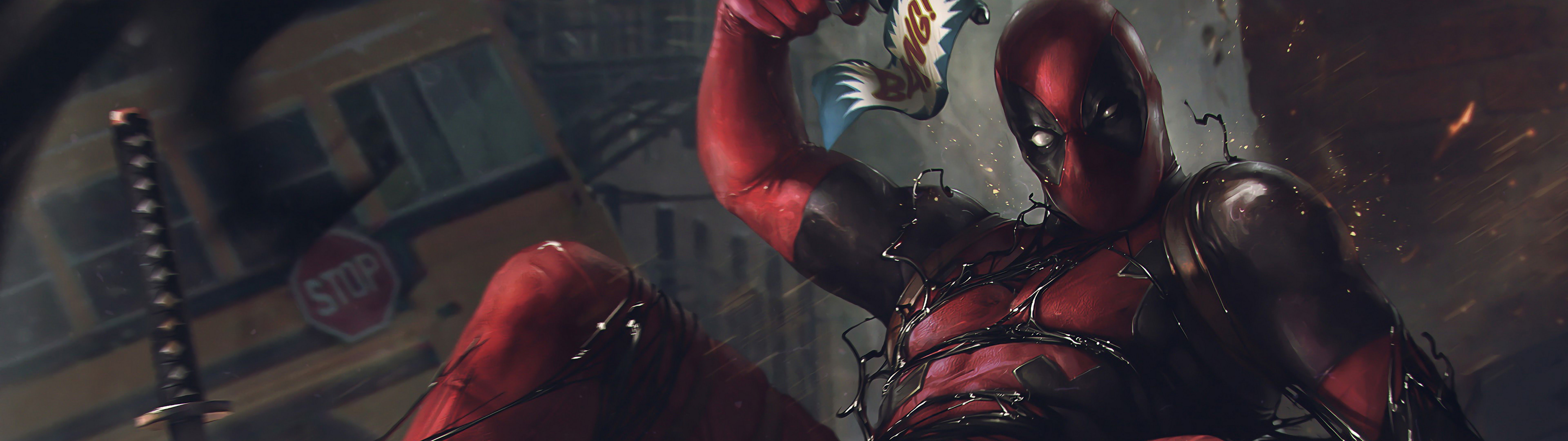 Deadpool Dual Screen Wallpapers - Top Free Deadpool Dual Screen ...
