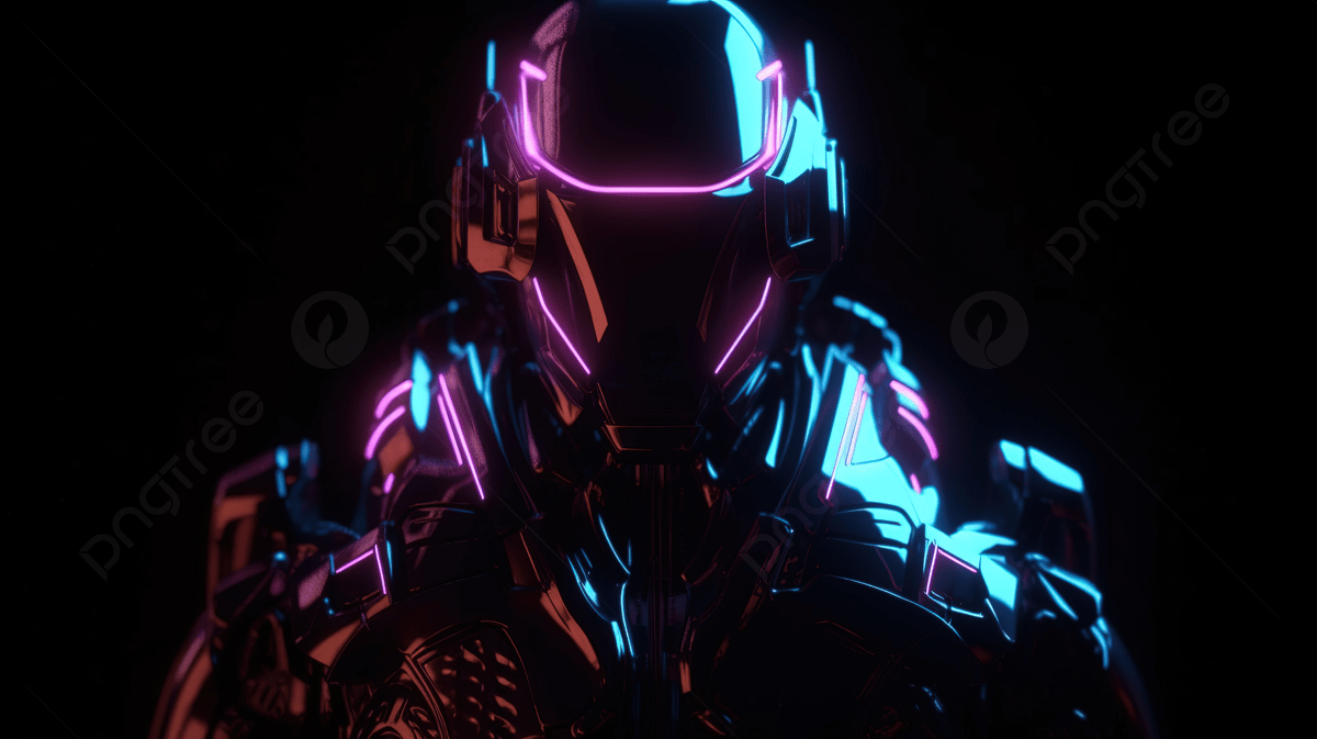 Neon Robot Wallpapers - Top Free Neon Robot Backgrounds - WallpaperAccess