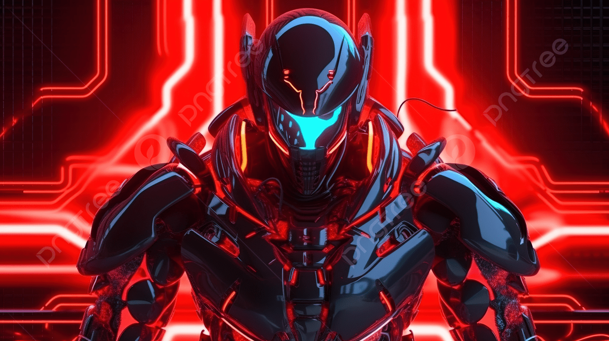 Neon Robot Wallpapers - Top Free Neon Robot Backgrounds - WallpaperAccess