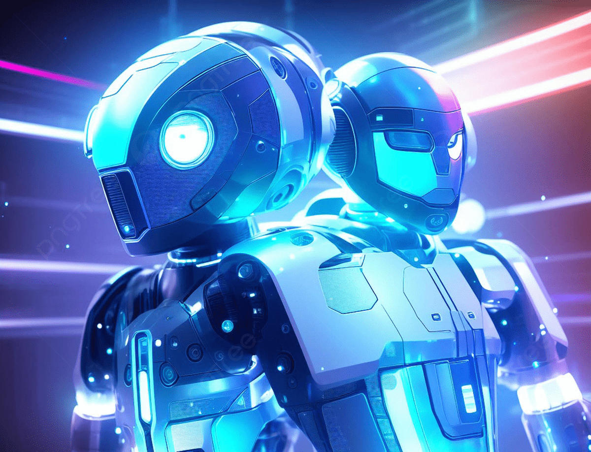 Neon Robot Wallpapers - Top Free Neon Robot Backgrounds - WallpaperAccess