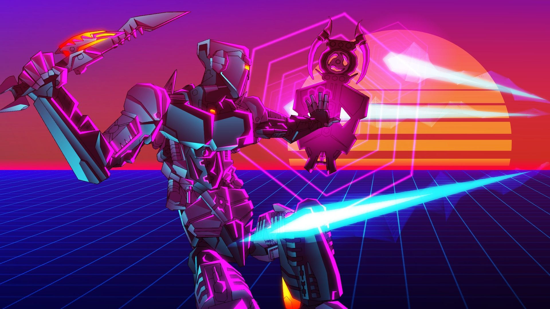 Neon Robot Wallpapers - Top Free Neon Robot Backgrounds - WallpaperAccess