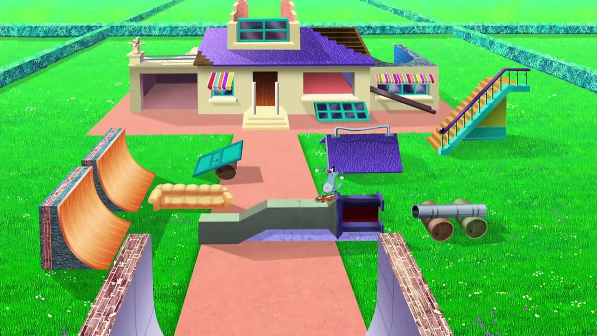 Oggy House Wallpapers - Top Free Oggy House Backgrounds - WallpaperAccess