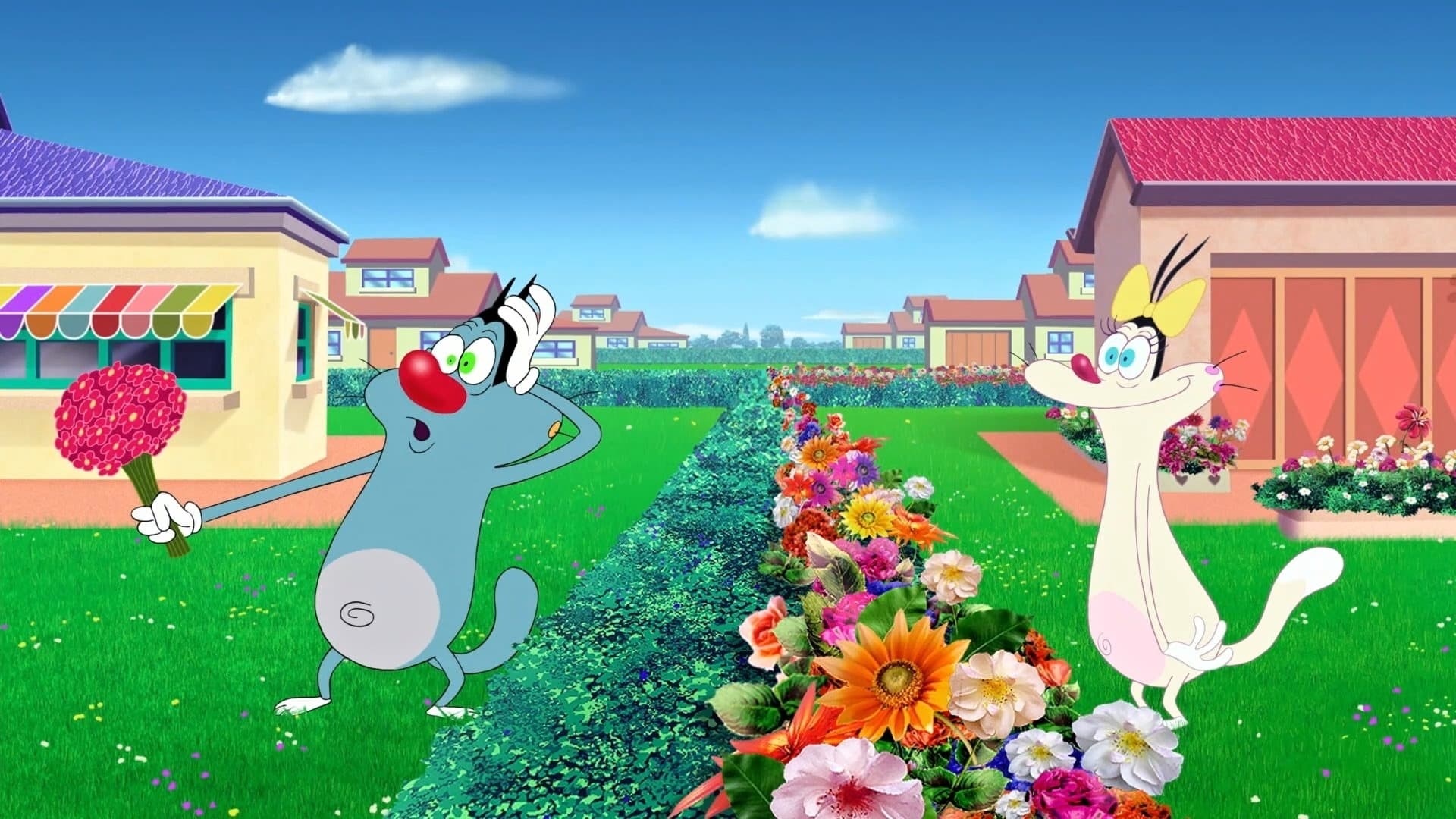 Oggy House Wallpapers - Top Free Oggy House Backgrounds - WallpaperAccess