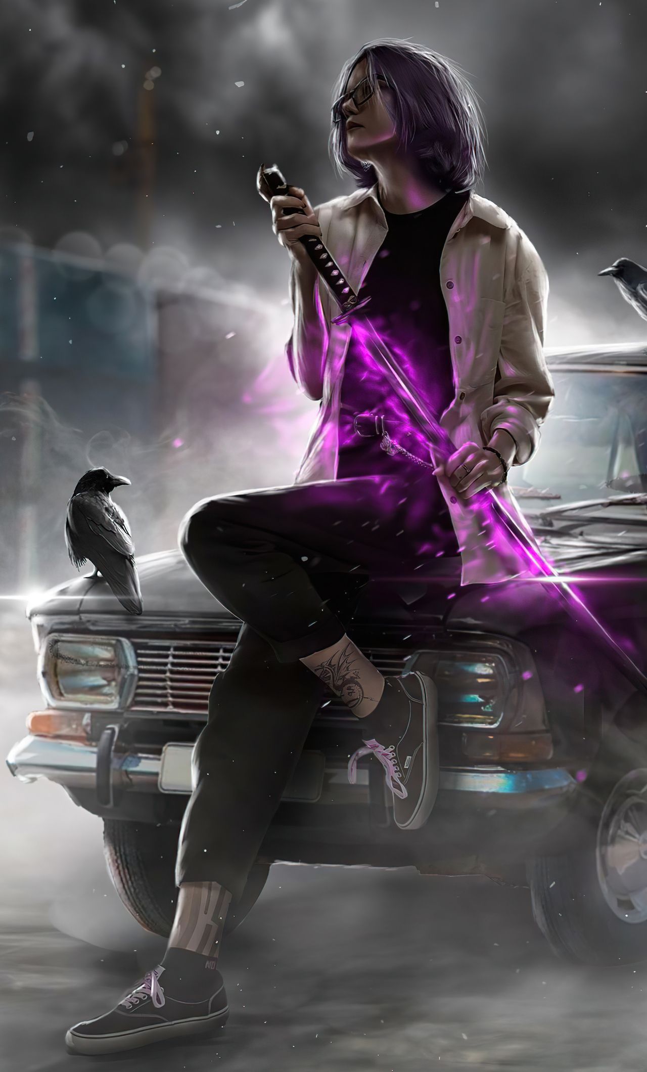 Purple Katana Wallpapers - Top Free Purple Katana Backgrounds ...