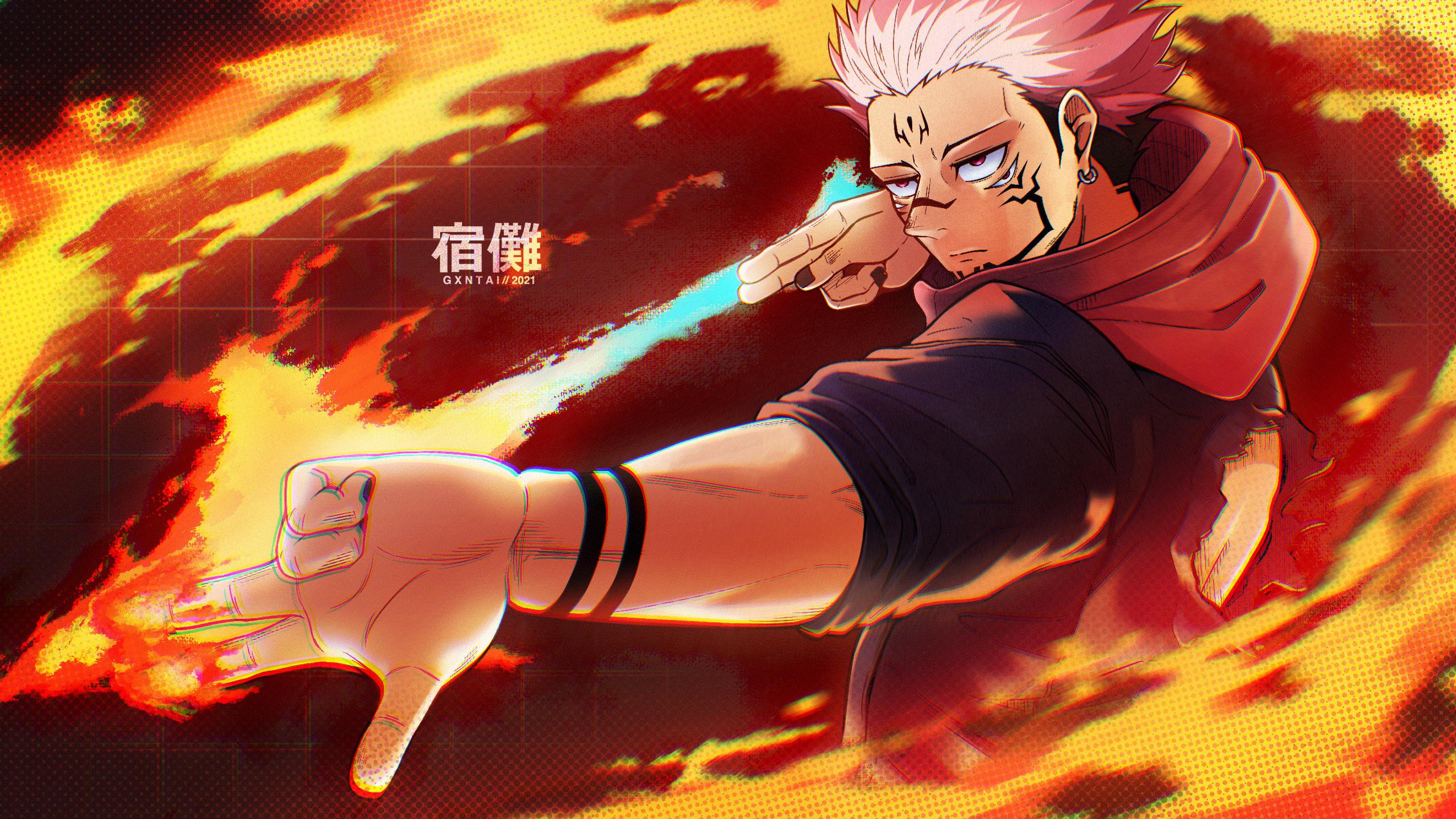 Sukuna Fire Wallpapers - Top Free Sukuna Fire Backgrounds - WallpaperAccess