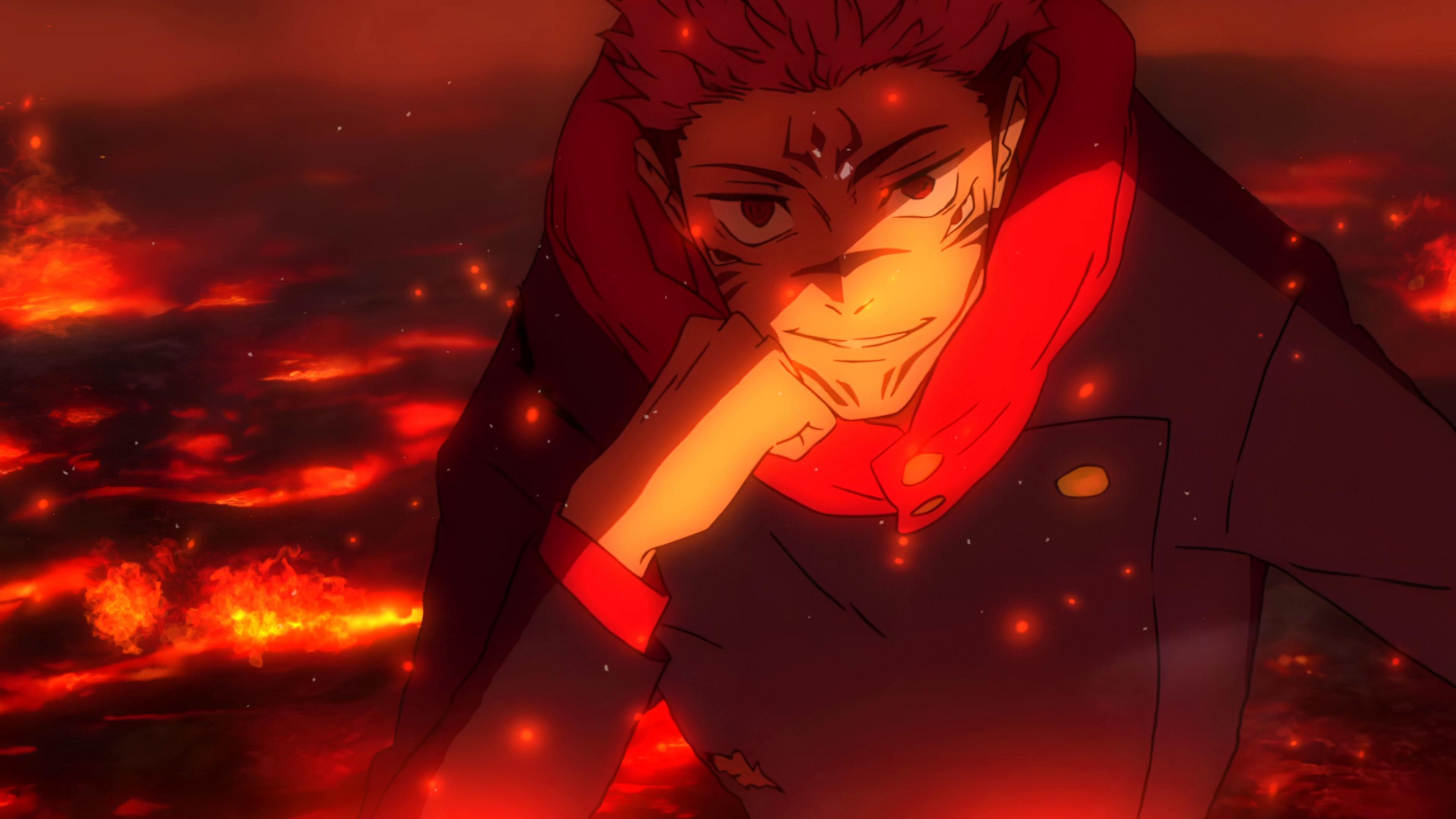 Sukuna Fire Wallpapers - Top Free Sukuna Fire Backgrounds - WallpaperAccess