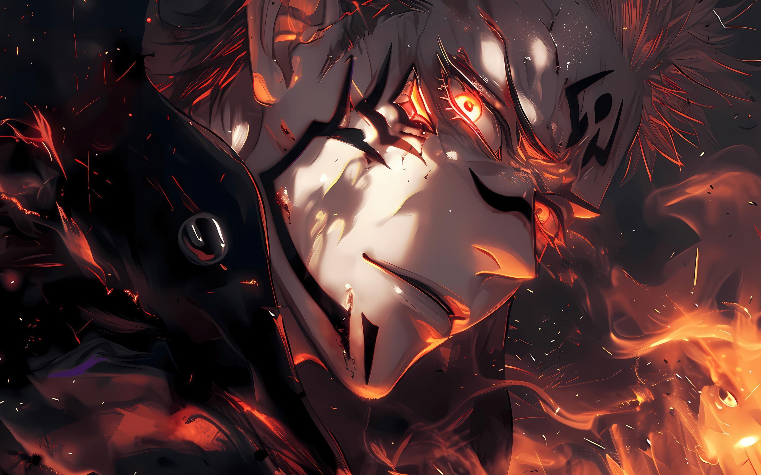 Sukuna Fire Wallpapers - Top Free Sukuna Fire Backgrounds - WallpaperAccess