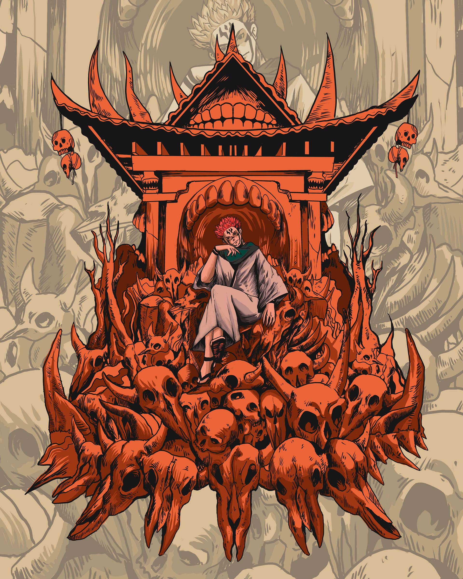 Sukuna Fire Wallpapers - Top Free Sukuna Fire Backgrounds - WallpaperAccess