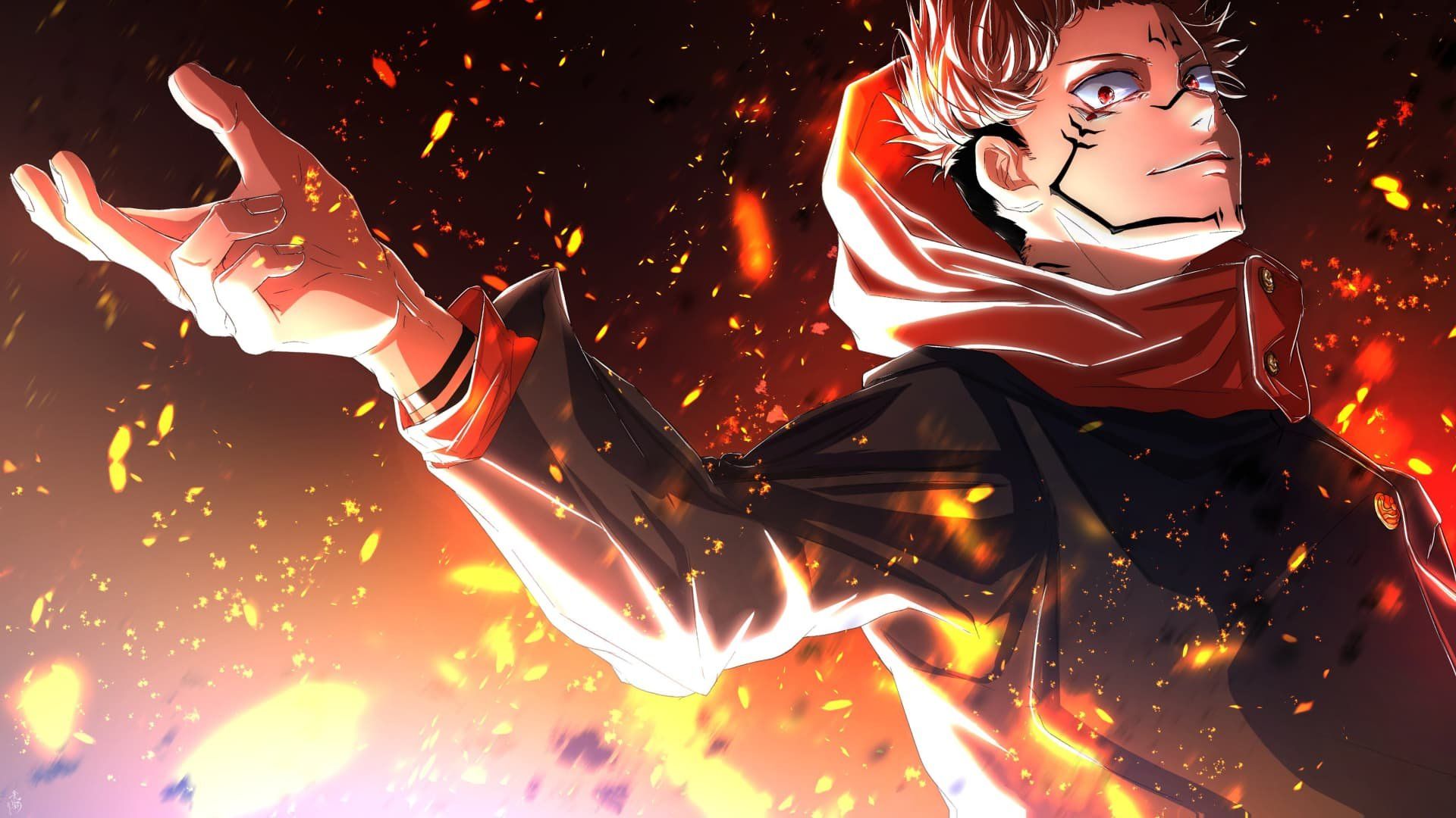 Sukuna Fire Wallpapers - Top Free Sukuna Fire Backgrounds - WallpaperAccess