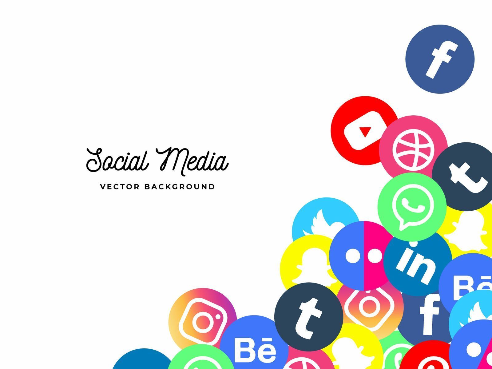 Social Media Logo Wallpapers - Top Free Social Media Logo Backgrounds ...
