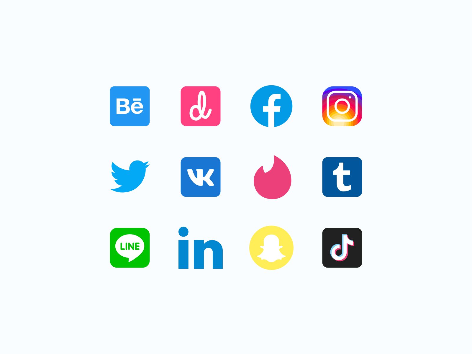 Social Media Logo Wallpapers - Top Free Social Media Logo Backgrounds ...