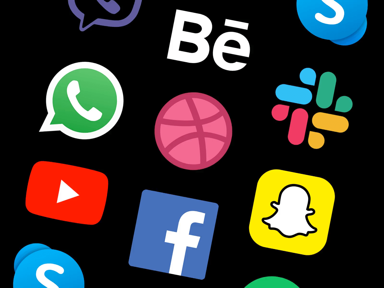 Social Media Logo Wallpapers - Top Free Social Media Logo Backgrounds ...