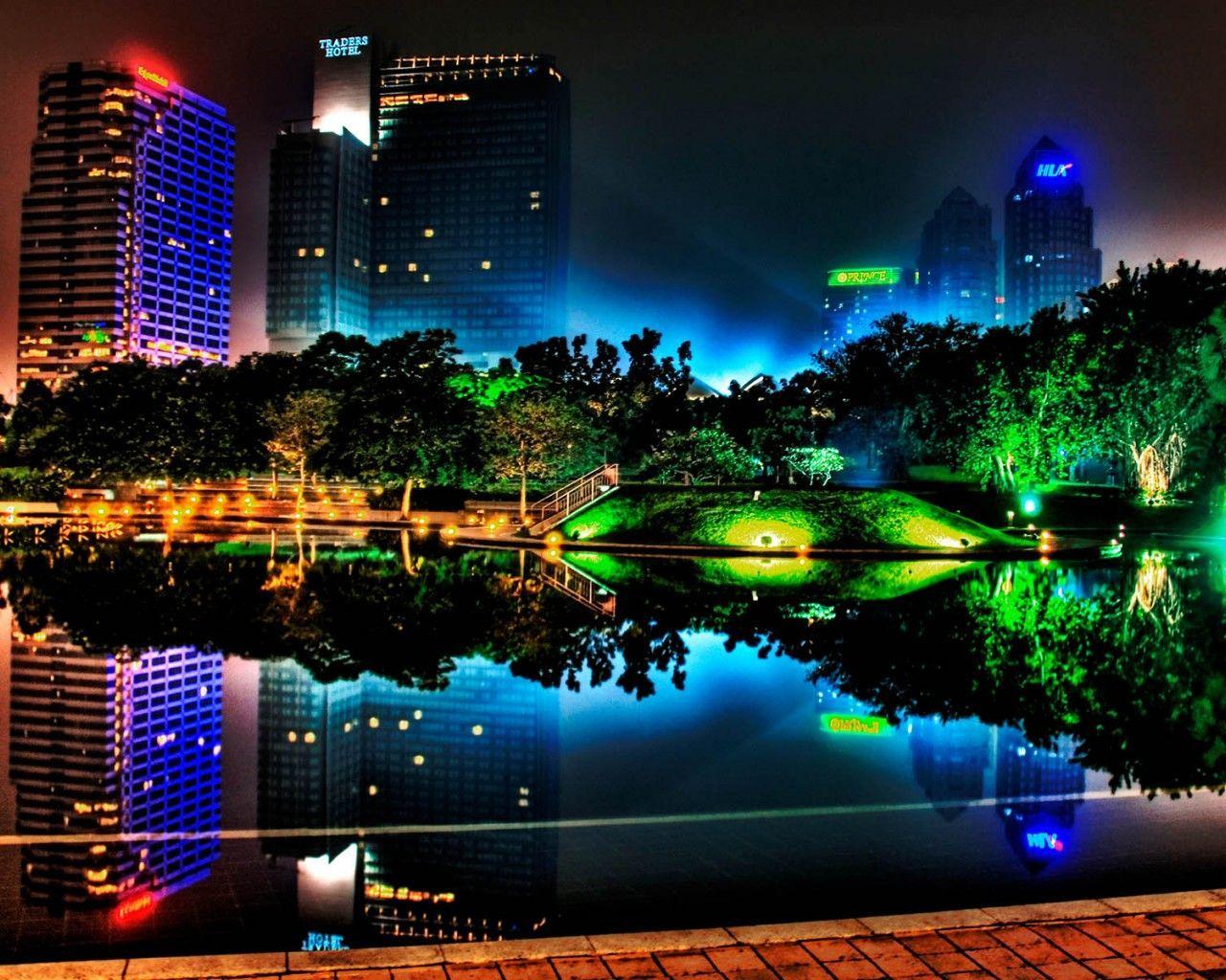 City Lights Desktop Wallpapers - Top Free City Lights Desktop ...