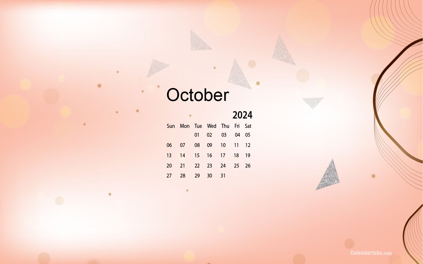 October 2024 Calendar Wallpapers - Top Free October 2024 Calendar ...