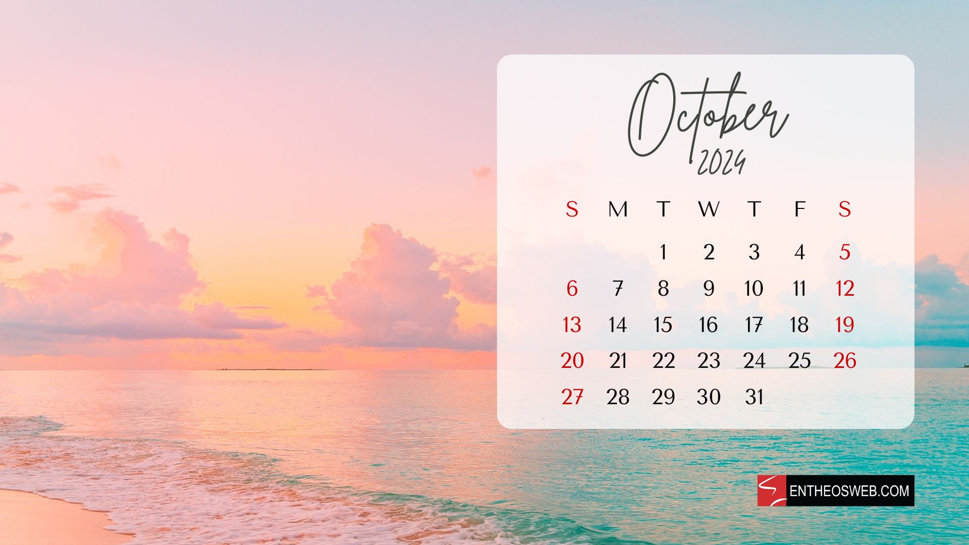 October 2024 Calendar Wallpapers - Top Free October 2024 Calendar ...