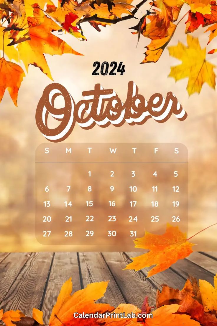 October 2024 Calendar Wallpapers - Top Free October 2024 Calendar ...
