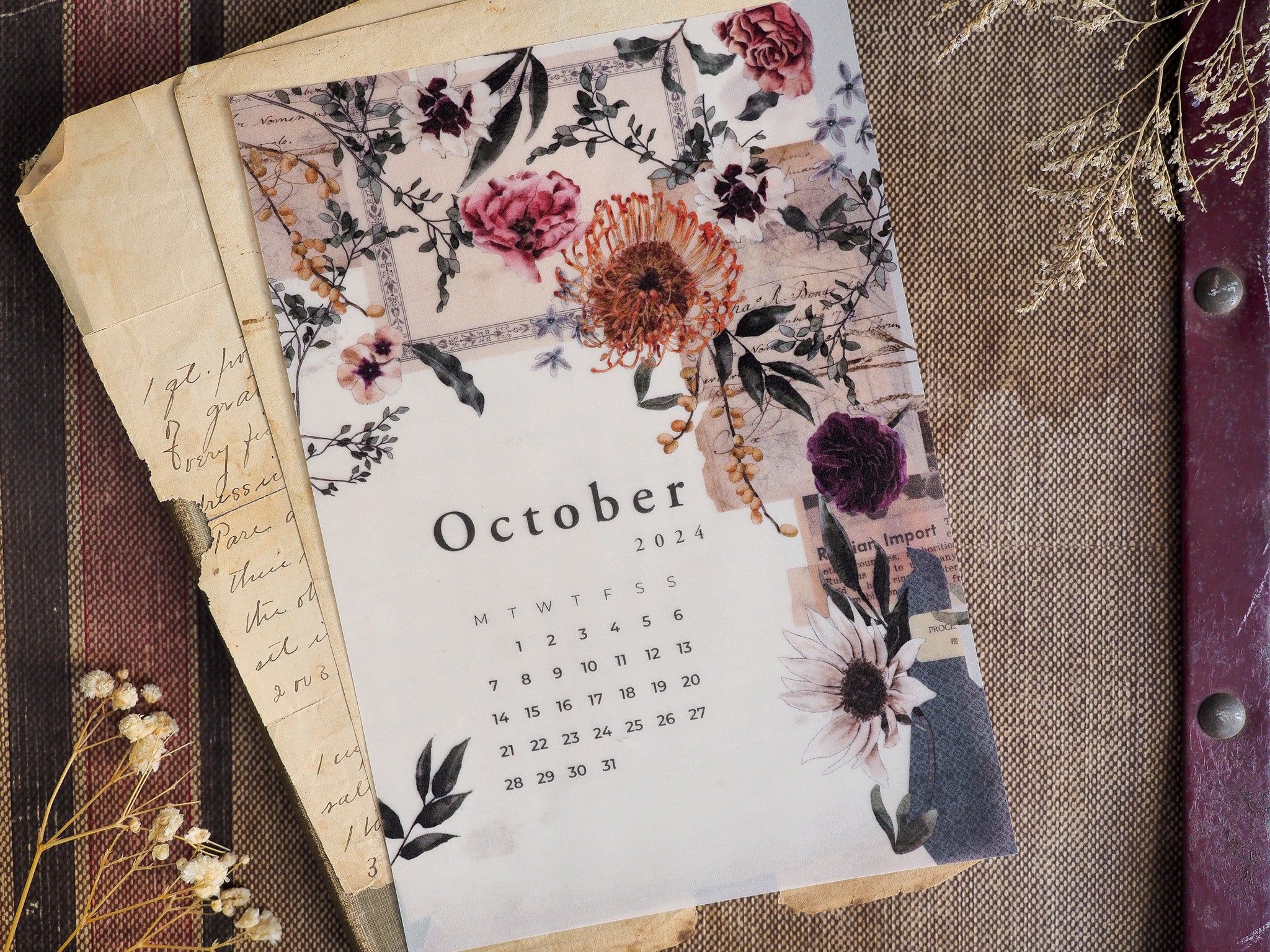 October 2024 Calendar Wallpapers - Top Free October 2024 Calendar ...