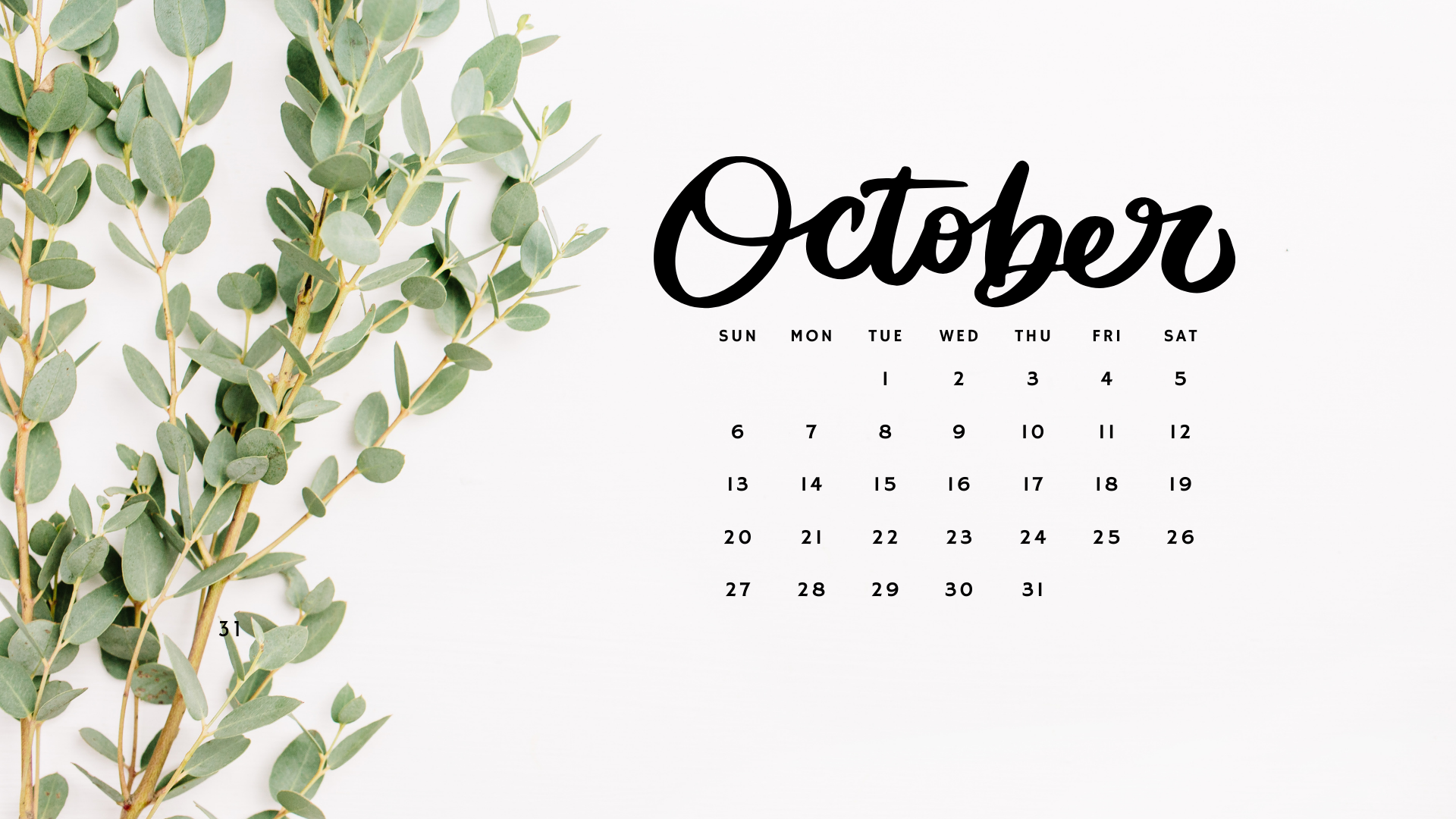 October 2024 Calendar Wallpapers - Top Free October 2024 Calendar ...