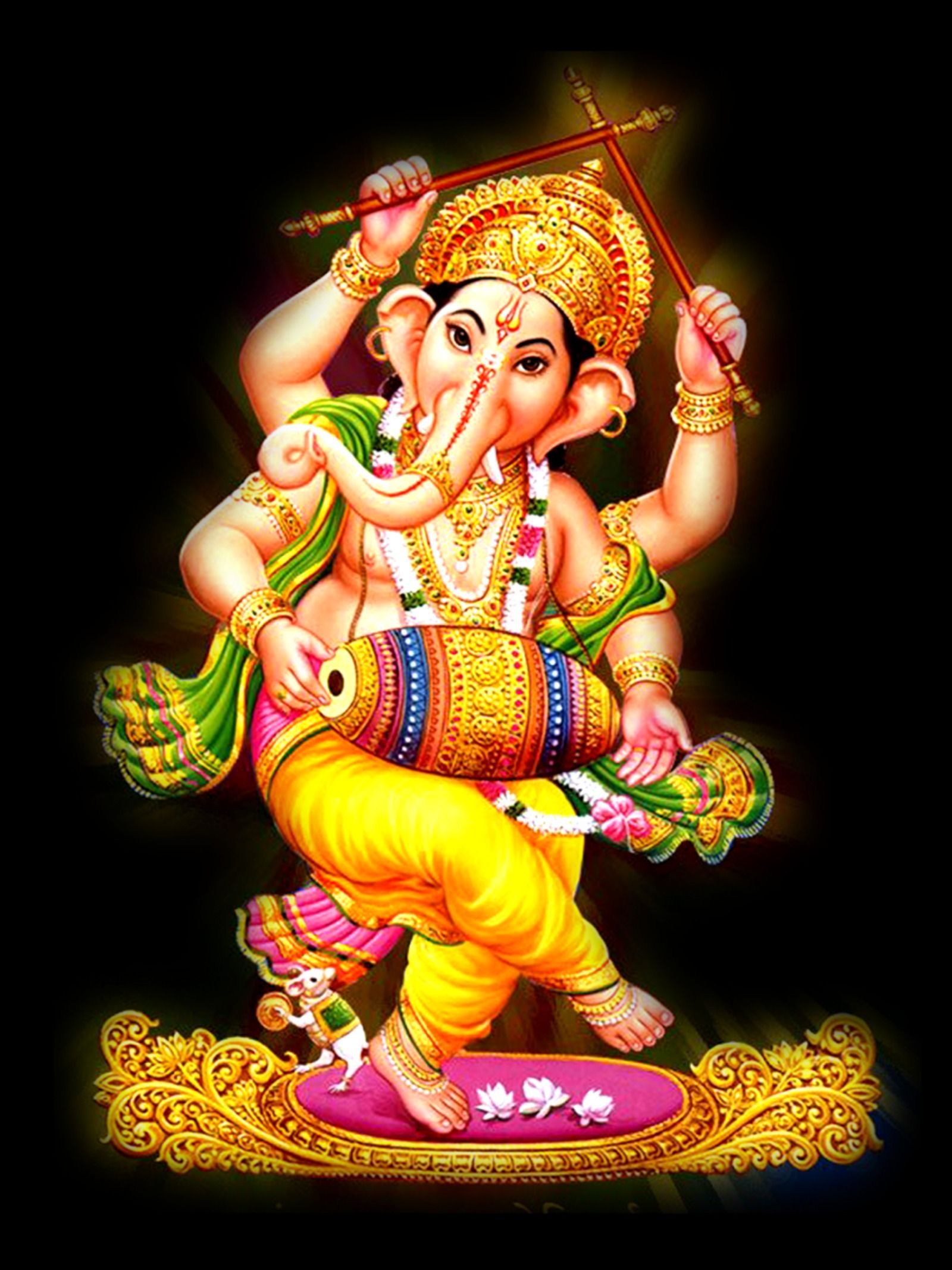 Dancing Ganesha Wallpapers - Top Free Dancing Ganesha Backgrounds - WallpaperAccess