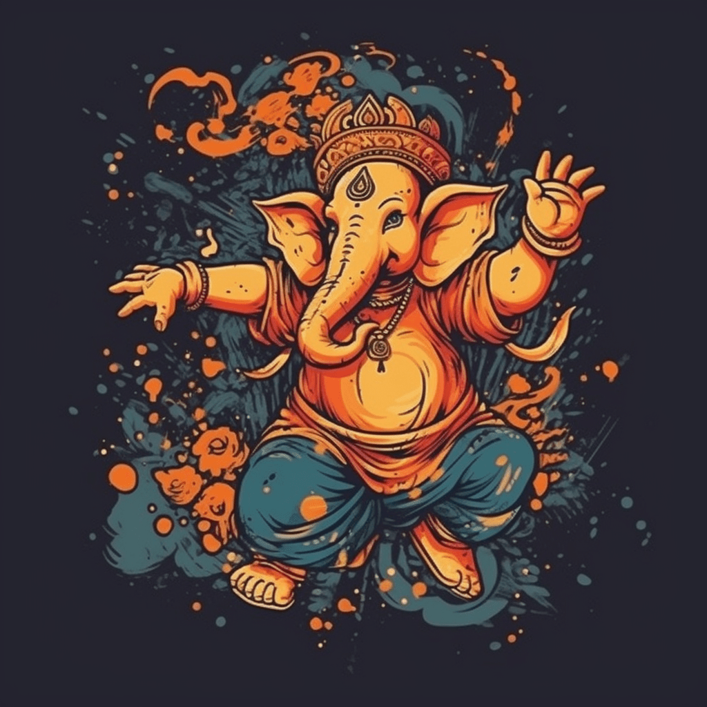Dancing Ganesha Wallpapers - Top Free Dancing Ganesha Backgrounds - WallpaperAccess