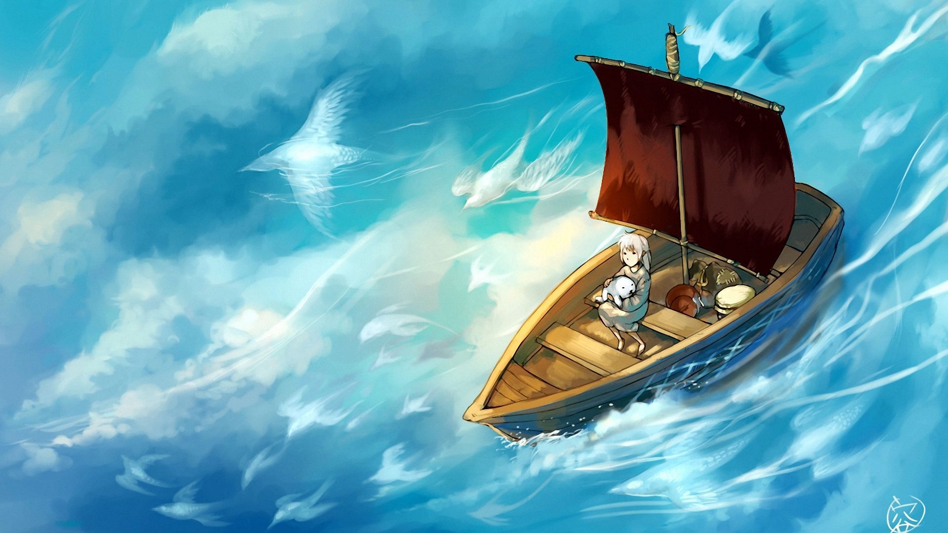 Anime Boat Wallpapers - Top Free Anime Boat Backgrounds - WallpaperAccess