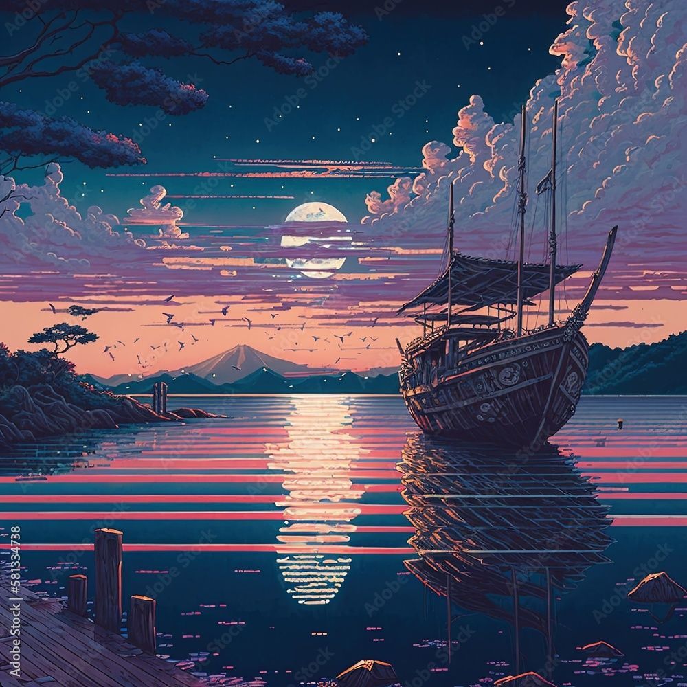 Anime Boat Wallpapers - Top Free Anime Boat Backgrounds - WallpaperAccess