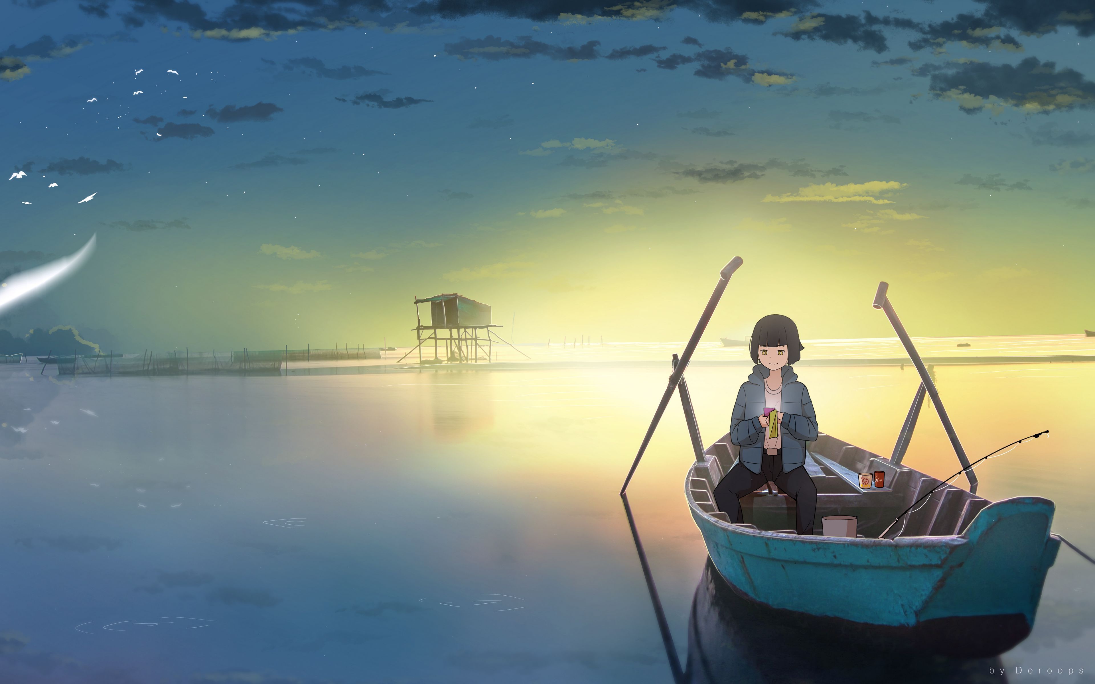 Anime Boat Wallpapers - Top Free Anime Boat Backgrounds - WallpaperAccess