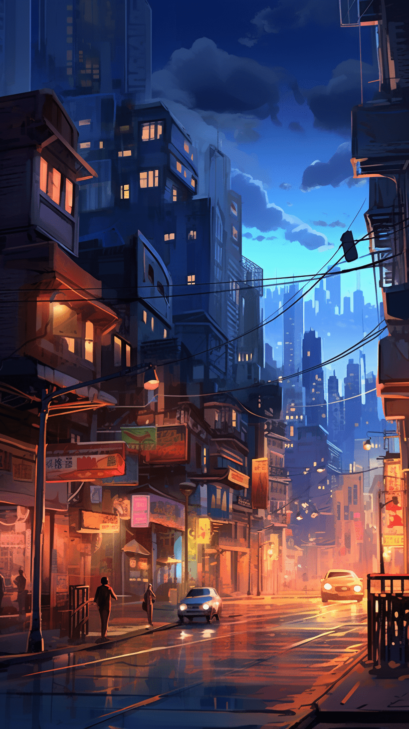 Anime Nightlife Wallpapers - Top Free Anime Nightlife Backgrounds ...