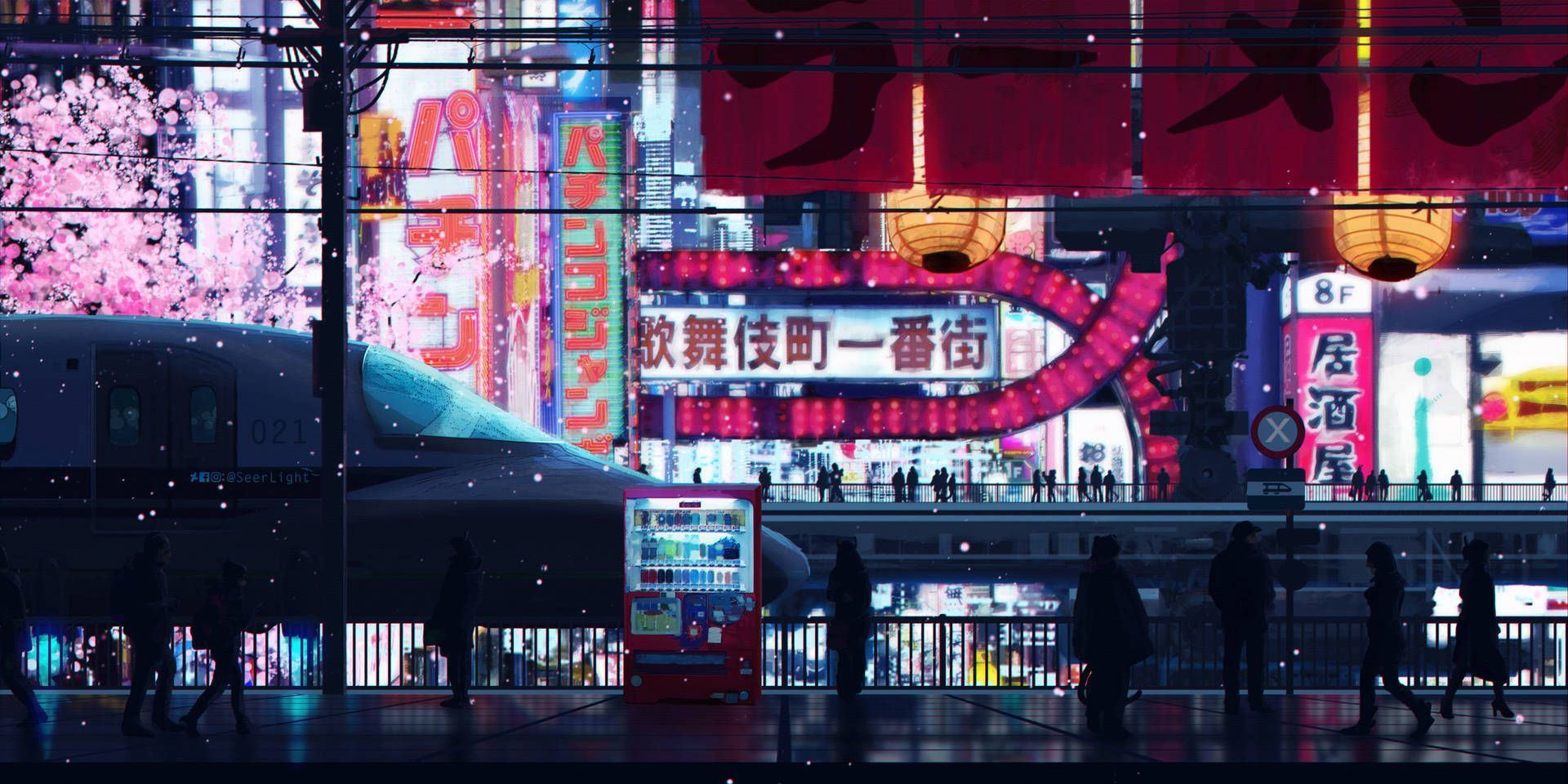 Anime Nightlife Wallpapers - Top Free Anime Nightlife Backgrounds ...