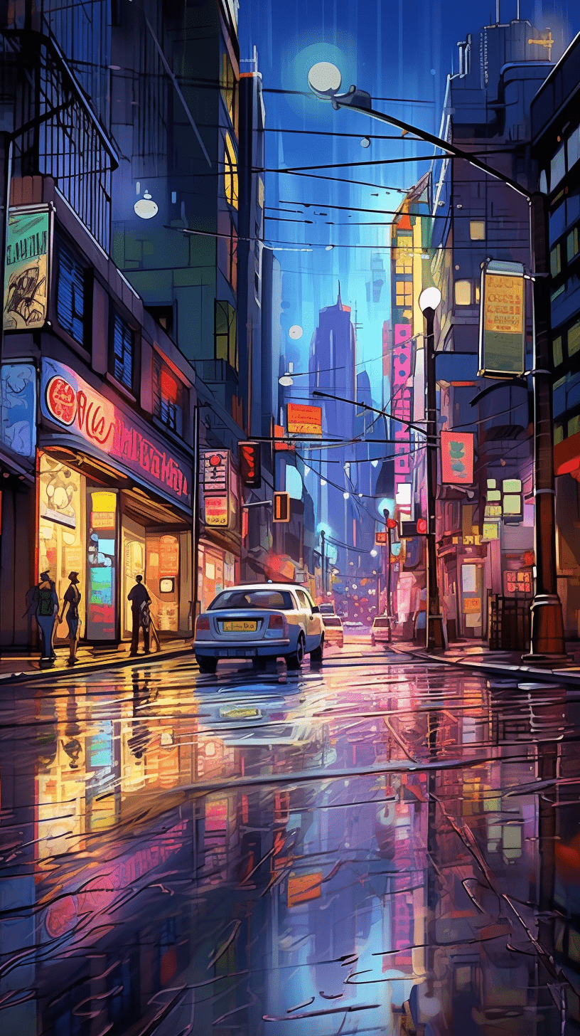 Anime Nightlife Wallpapers - Top Free Anime Nightlife Backgrounds ...