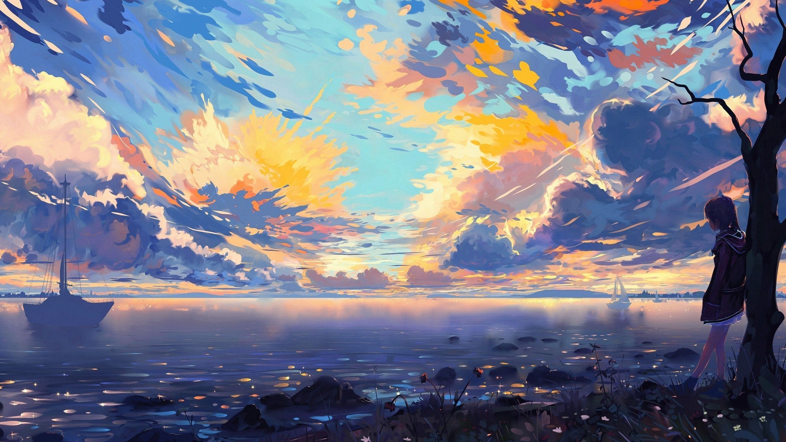 Manga Landscape Wallpapers - Top Free Manga Landscape Backgrounds ...