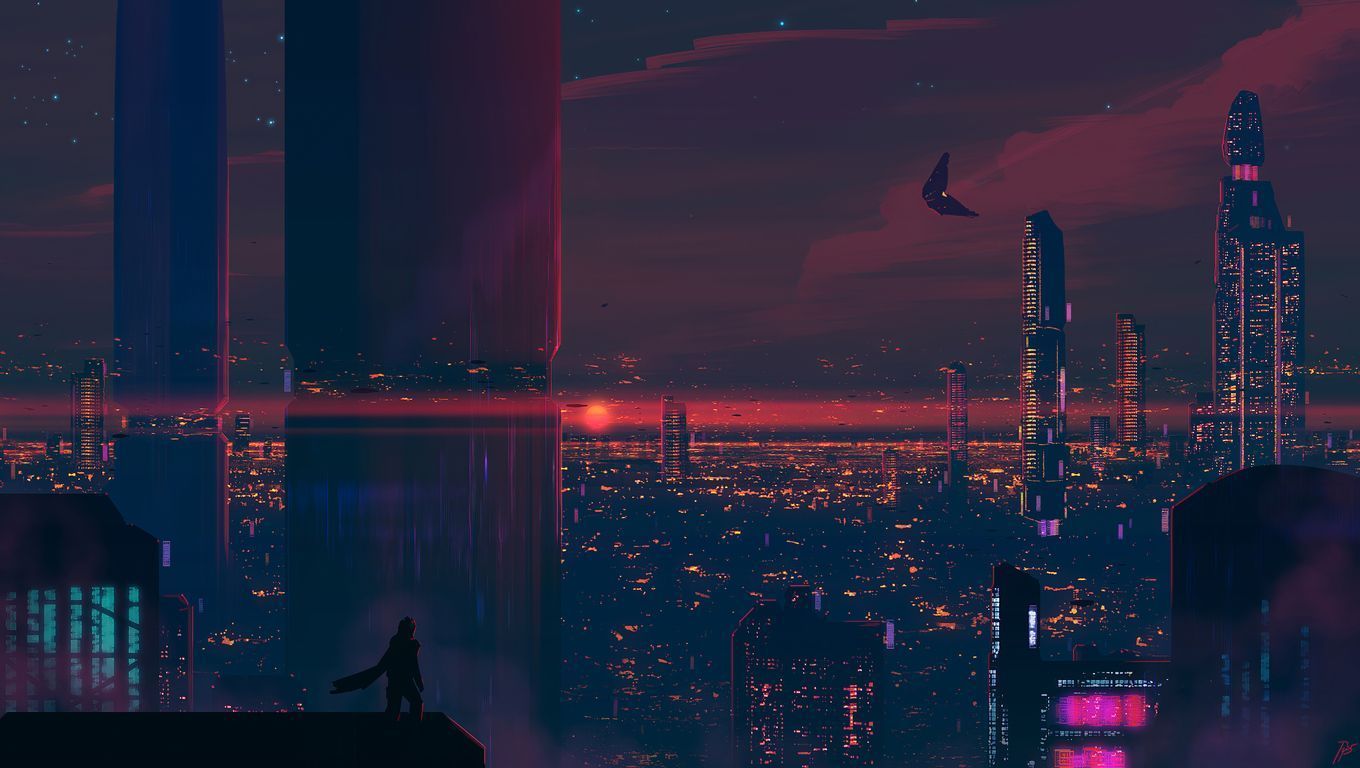 Anime Nightlife Wallpapers - Top Free Anime Nightlife Backgrounds ...