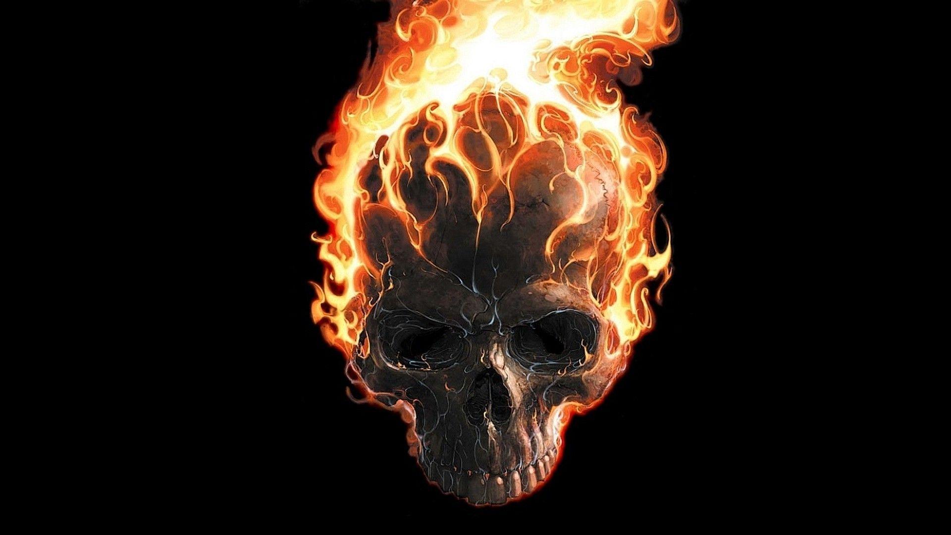 Fire Skull Wallpapers - Top Free Fire Skull Backgrounds - WallpaperAccess