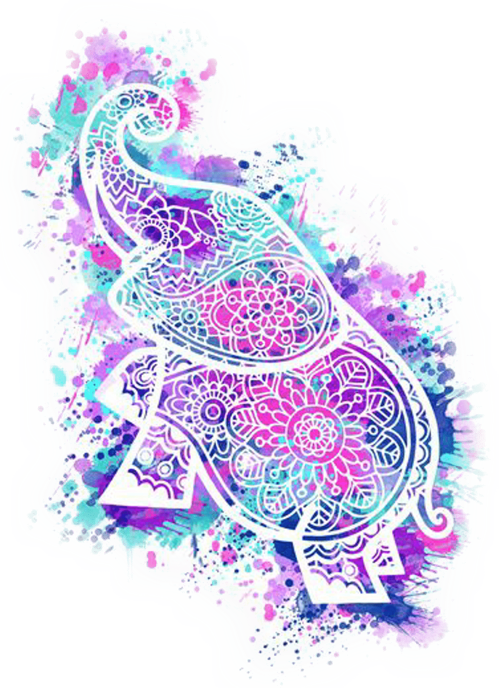 Mandala Elephant Wallpapers - Top Free Mandala Elephant Backgrounds ...