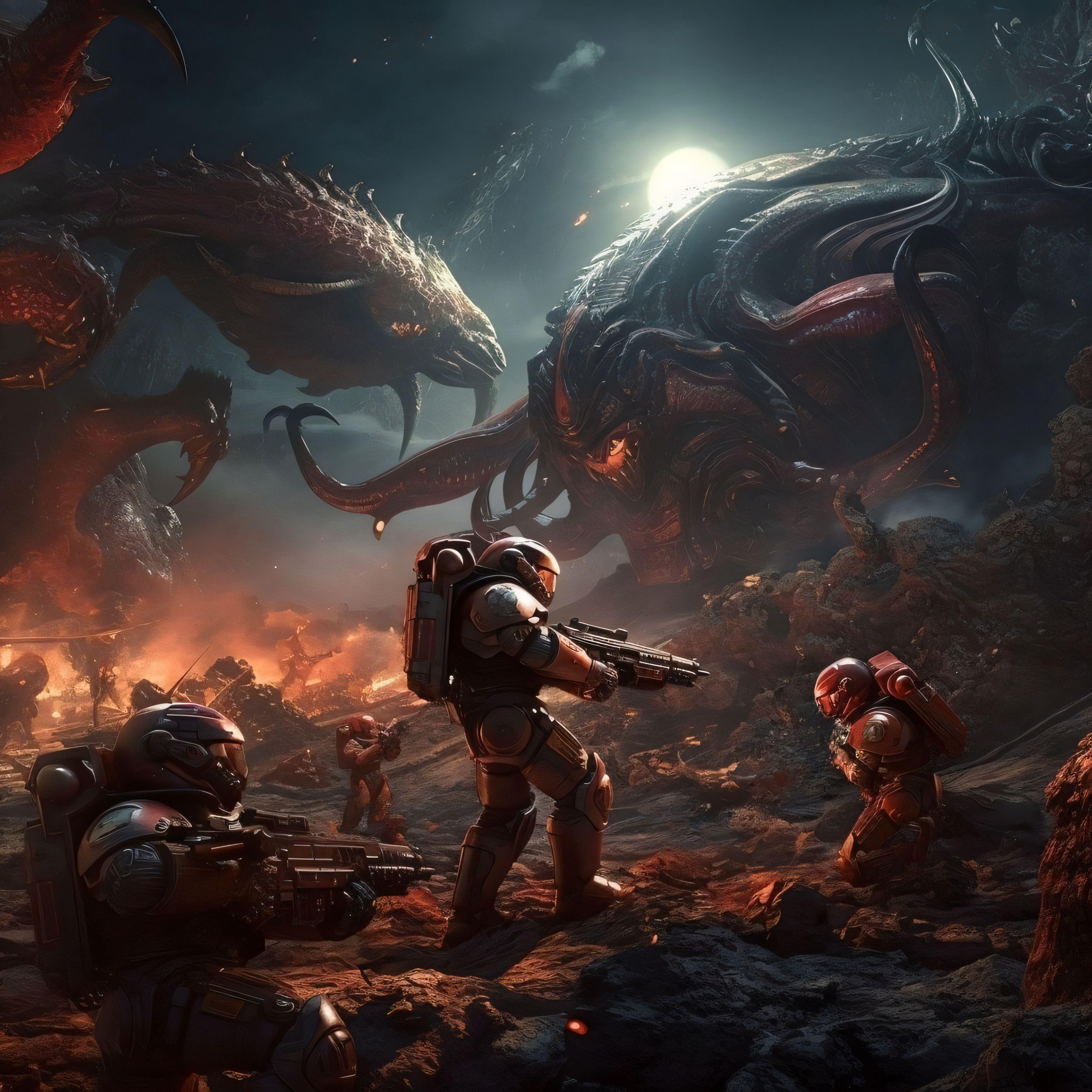 Alien War Wallpapers - Top Free Alien War Backgrounds - WallpaperAccess