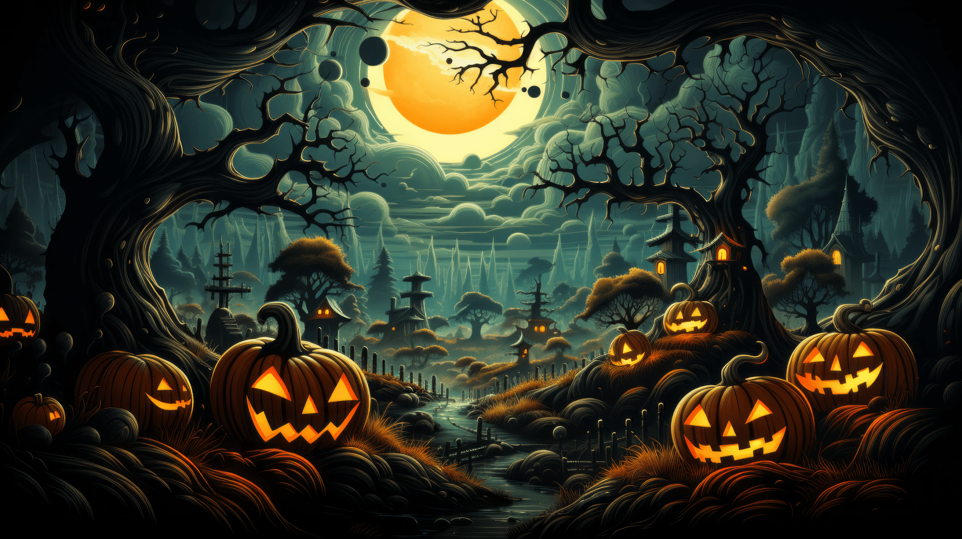 Pixel Halloween Wallpapers - Top Free Pixel Halloween Backgrounds ...