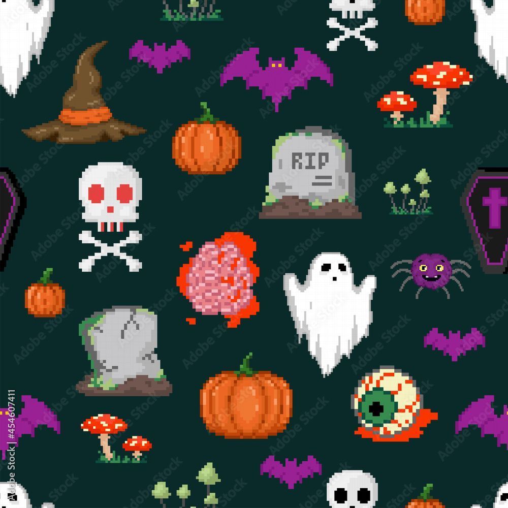 Halloween 8 Bit Wallpapers - Top Free Halloween 8 Bit Backgrounds ...