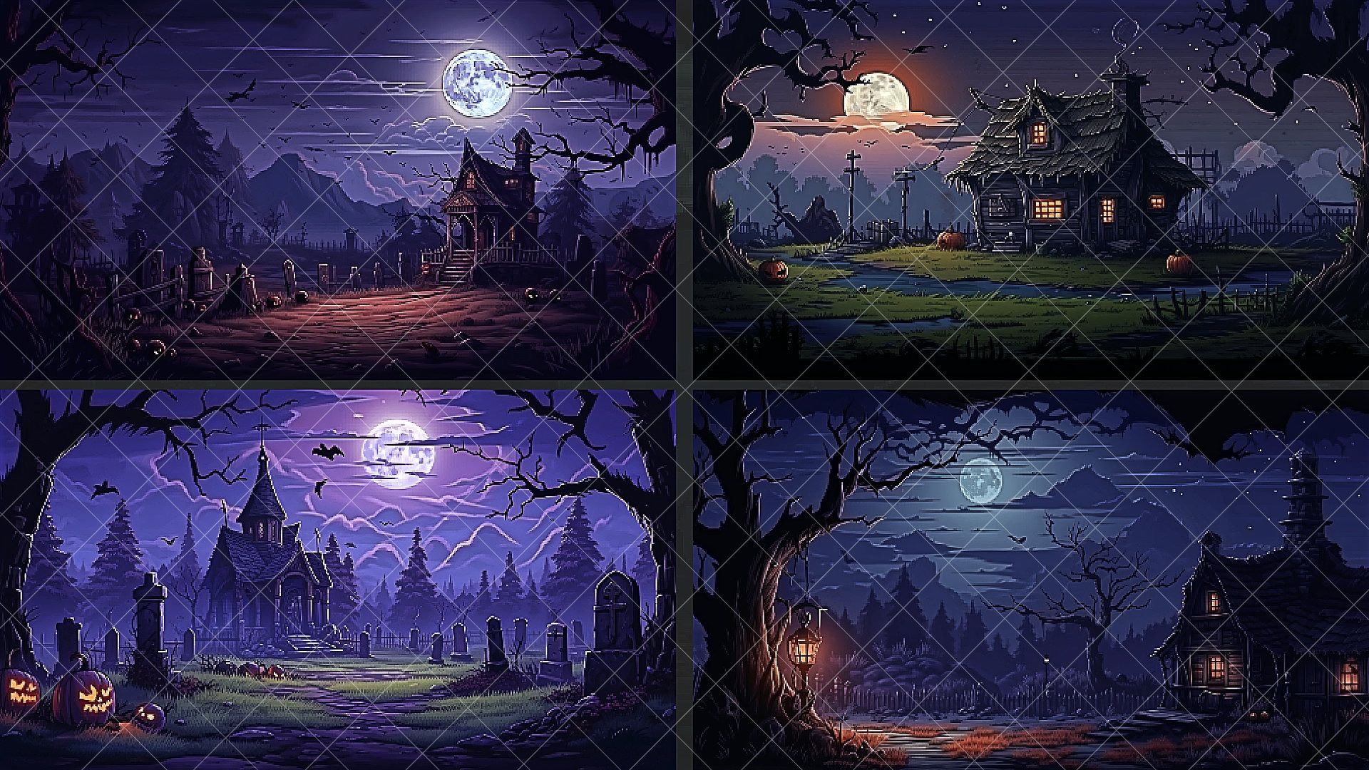 Pixel Halloween Wallpapers - Top Free Pixel Halloween Backgrounds ...