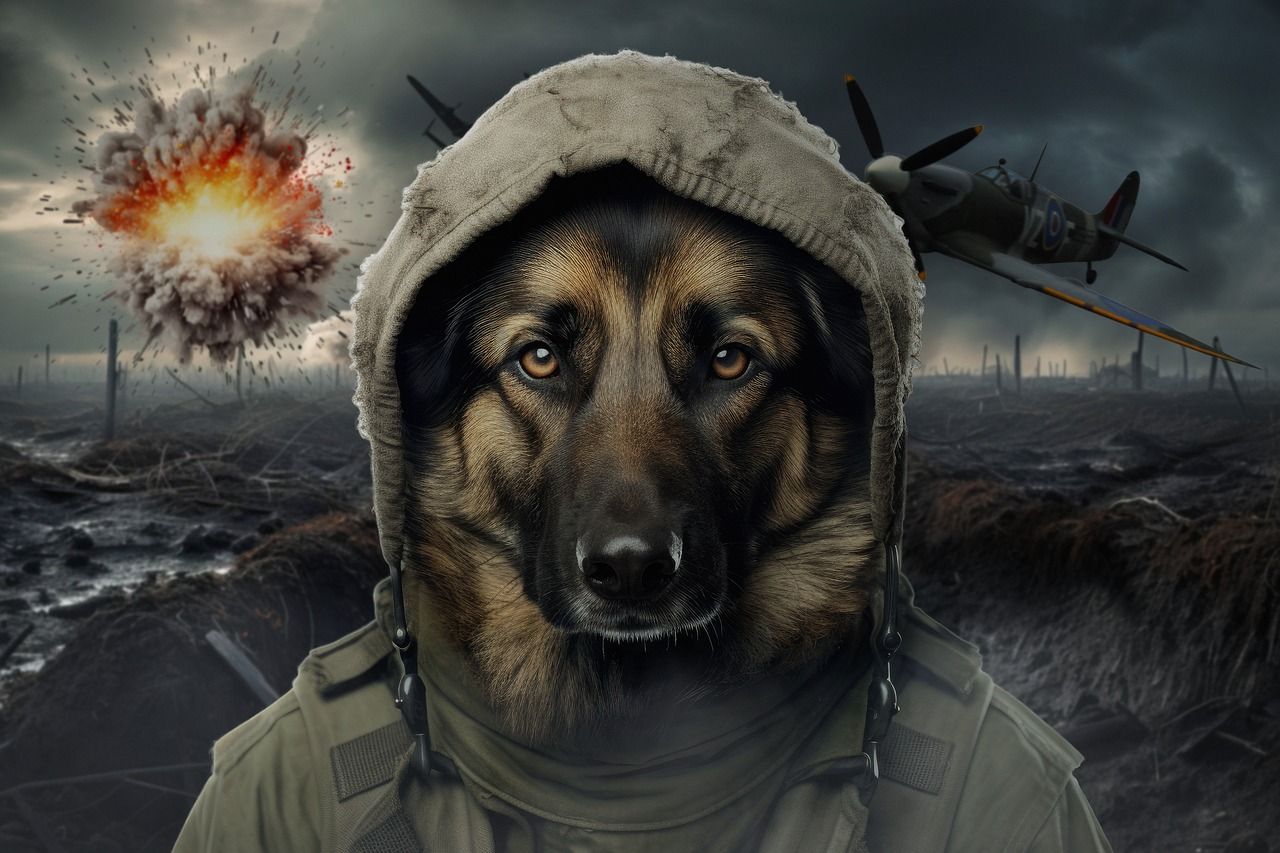 Military Dog Wallpapers - Top Free Military Dog Backgrounds - WallpaperAccess