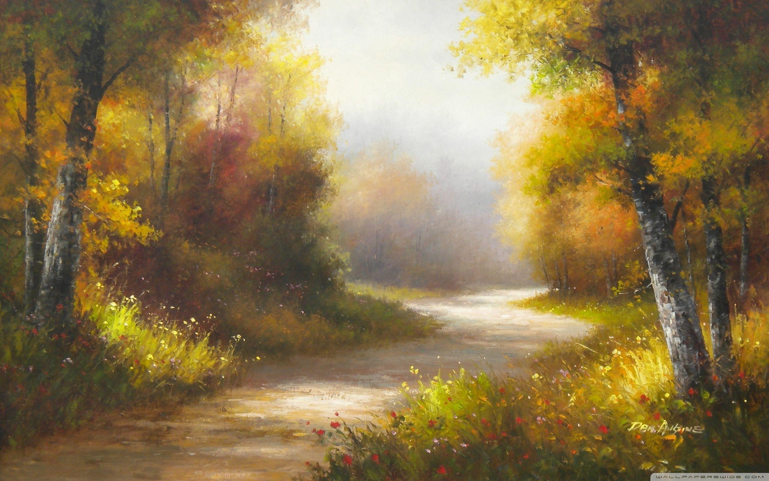 Landscape Painting Wallpapers - Top Free Landscape Painting Backgrounds ...