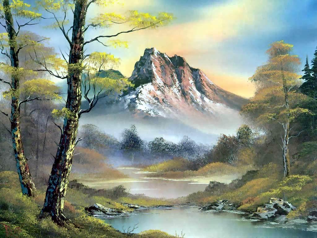 Landscape Painting Wallpapers - Top Free Landscape Painting Backgrounds ...