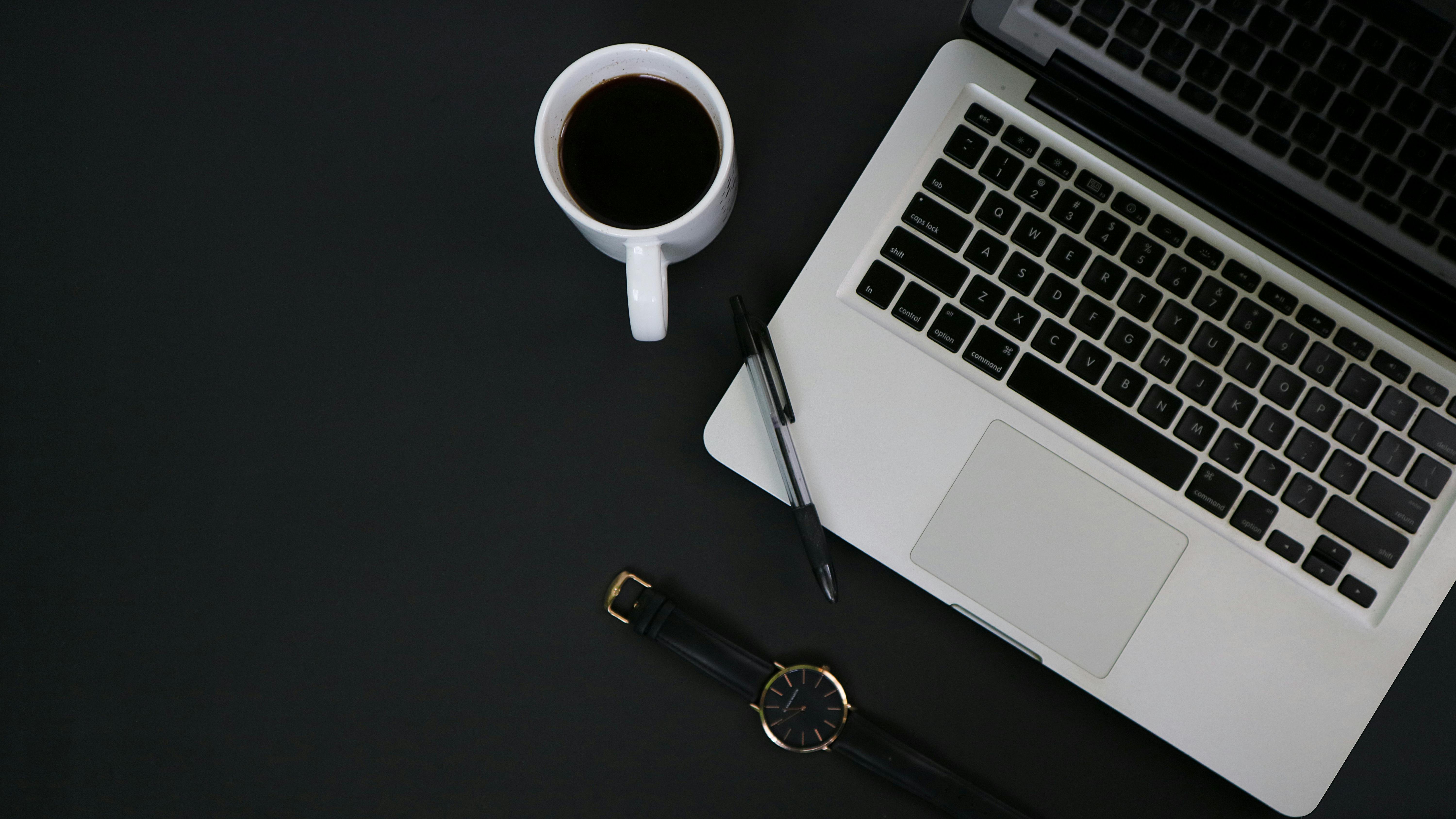 Laptop With Coffee Wallpapers - Top Free Laptop With Coffee Backgrounds ...