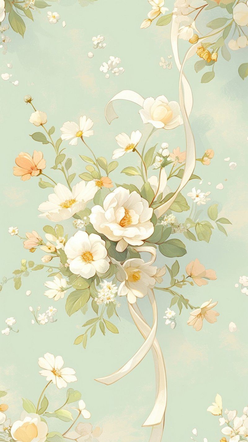 Pastel Green Flowers Wallpapers - Top Free Pastel Green Flowers ...