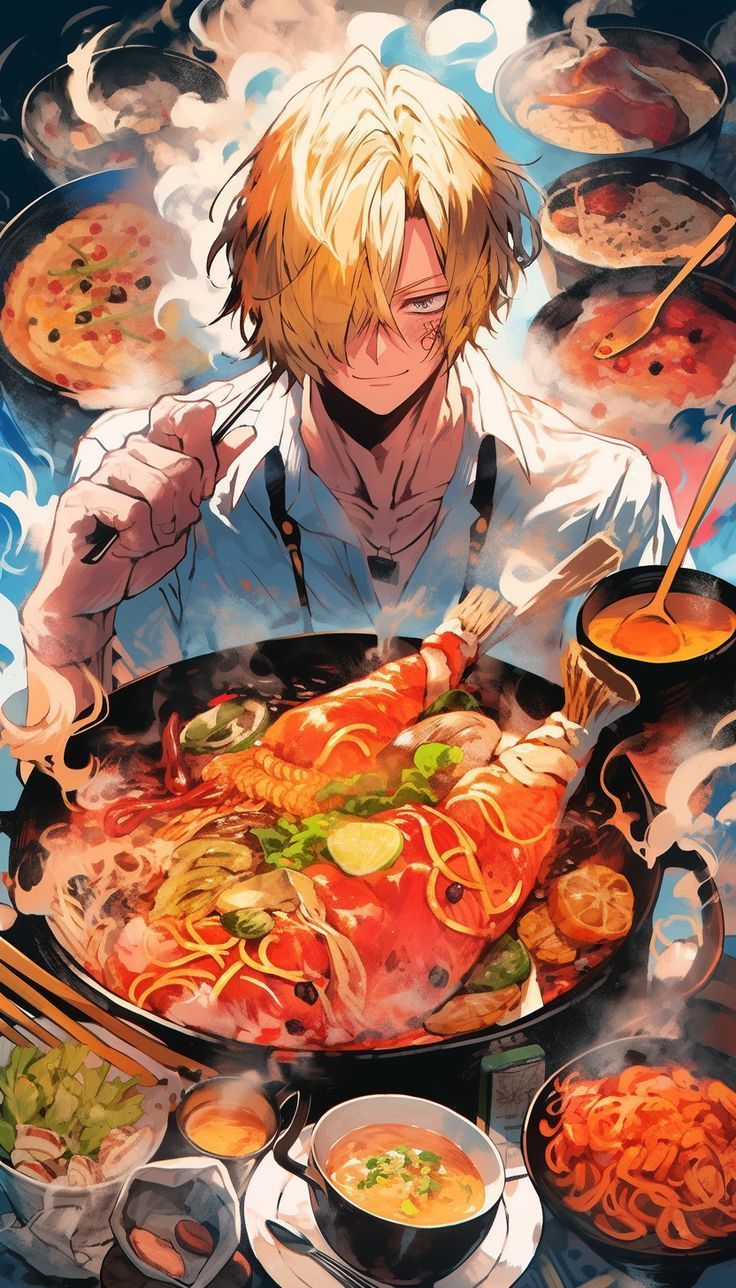 Sanji Cooking Wallpapers - Top Free Sanji Cooking Backgrounds ...