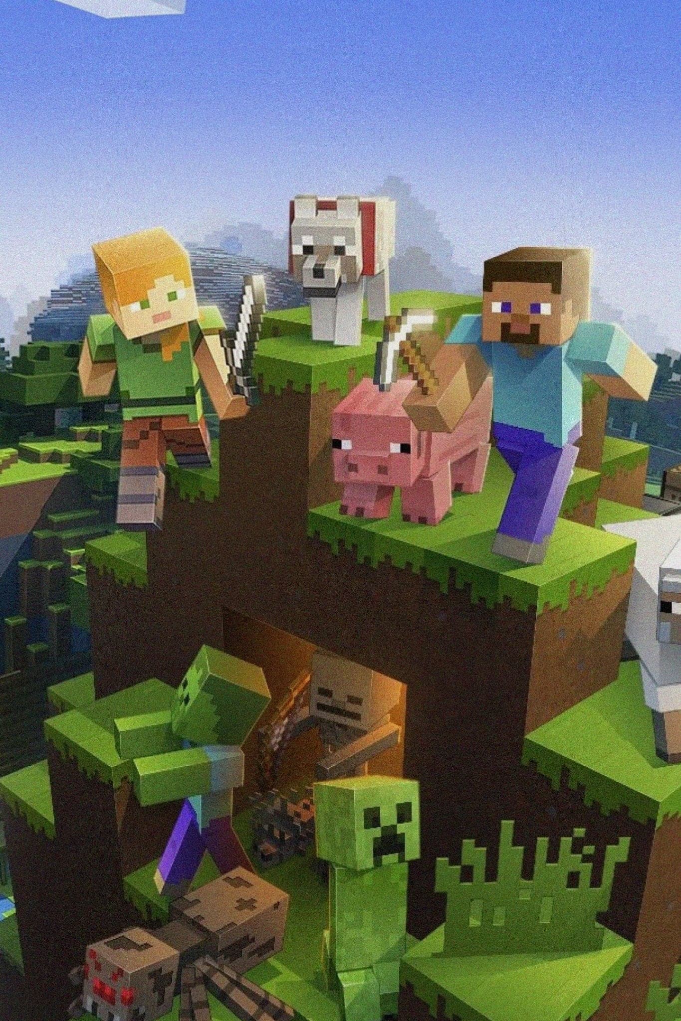 Paper Minecraft Wallpapers - Top Free Paper Minecraft Backgrounds ...