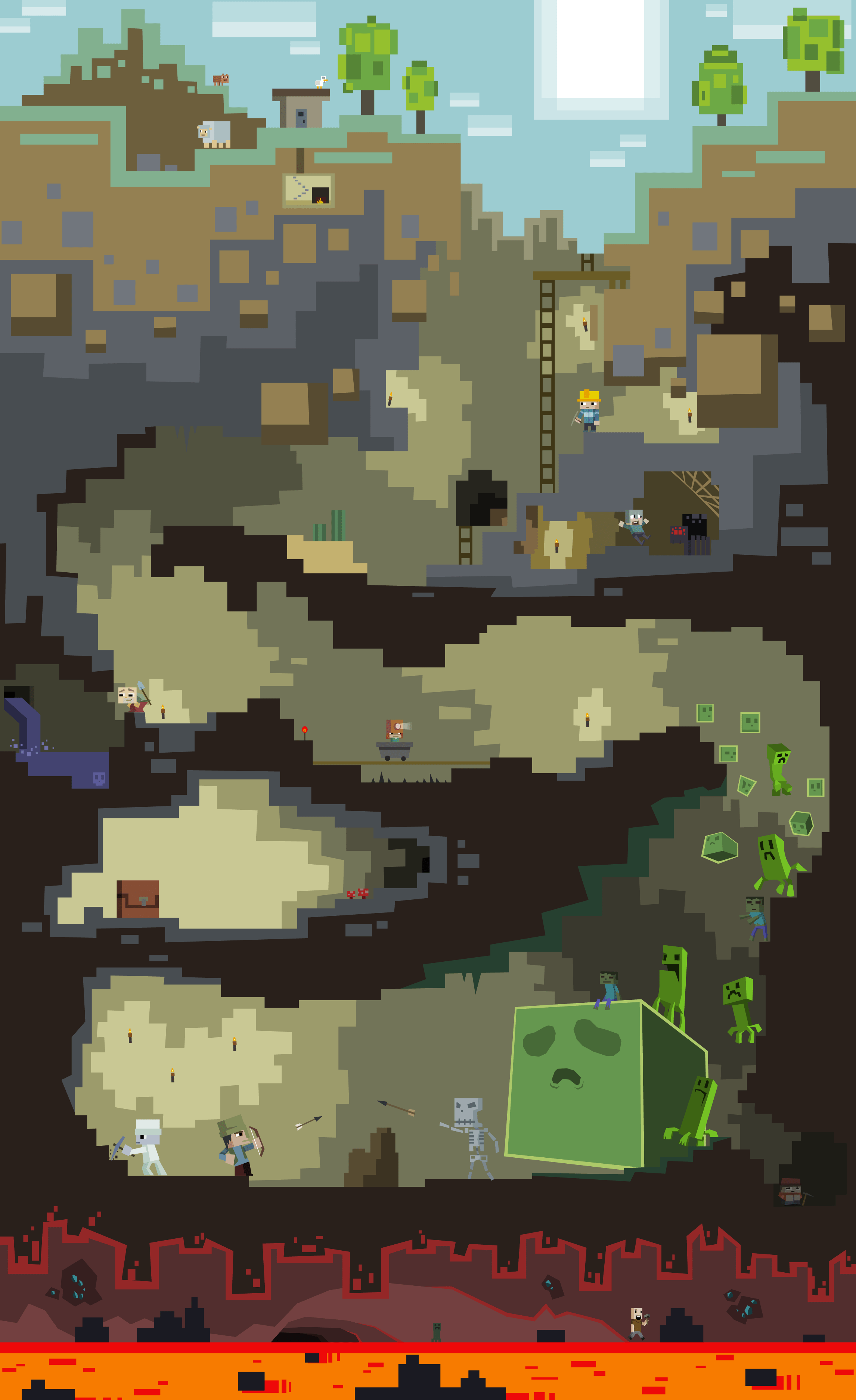 Paper Minecraft Wallpapers - Top Free Paper Minecraft Backgrounds ...